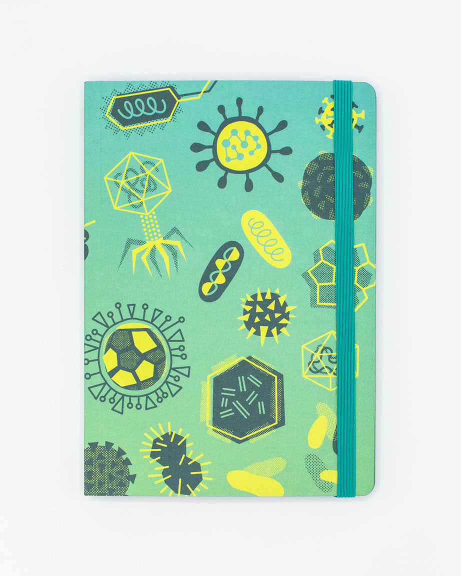Retro Microbiology A5 Notebook - Dotted Lines | Cognitive Surplus ...
