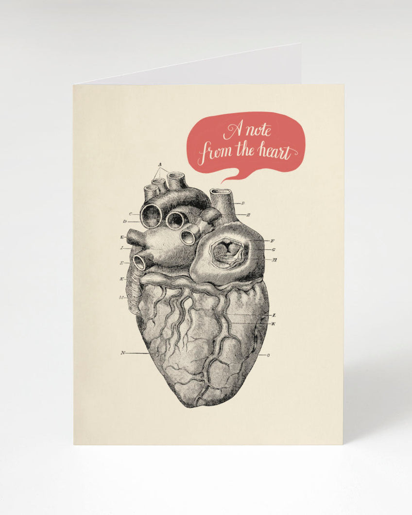 A Note From the Heart Card - Medical Love | Cognitive Surplus ...